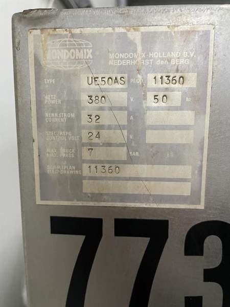 MONDOMIX Mashine for continuous aerating | Food industry equipment | 1378